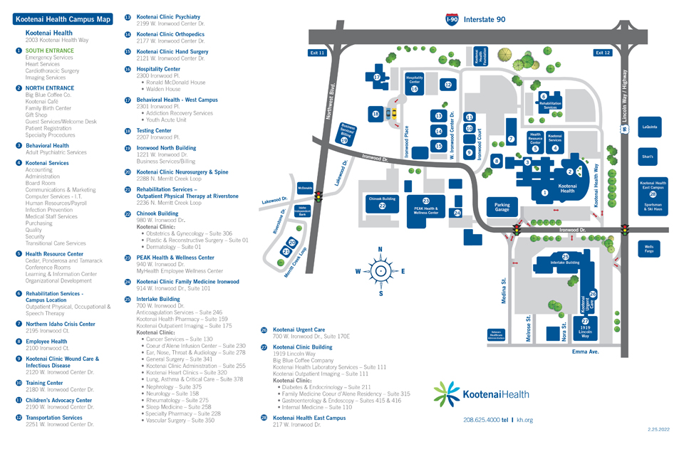 Maps, Parking, and Directions
